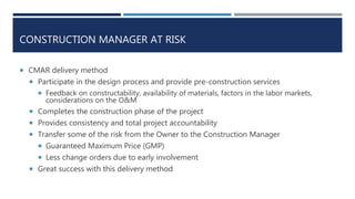 Police Facility Construction Manager at Risk | PPT