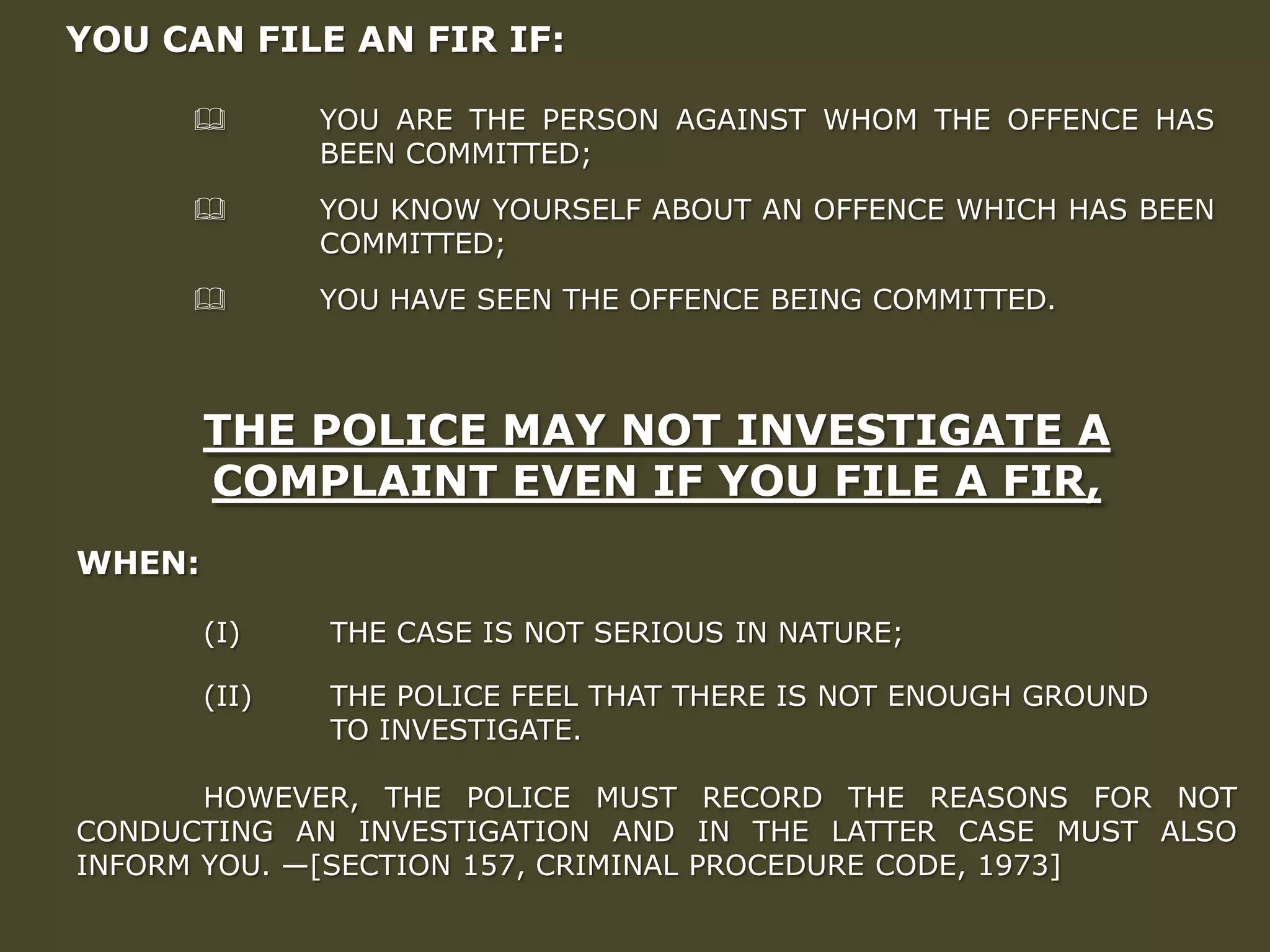 Police (FIR) | PPTX