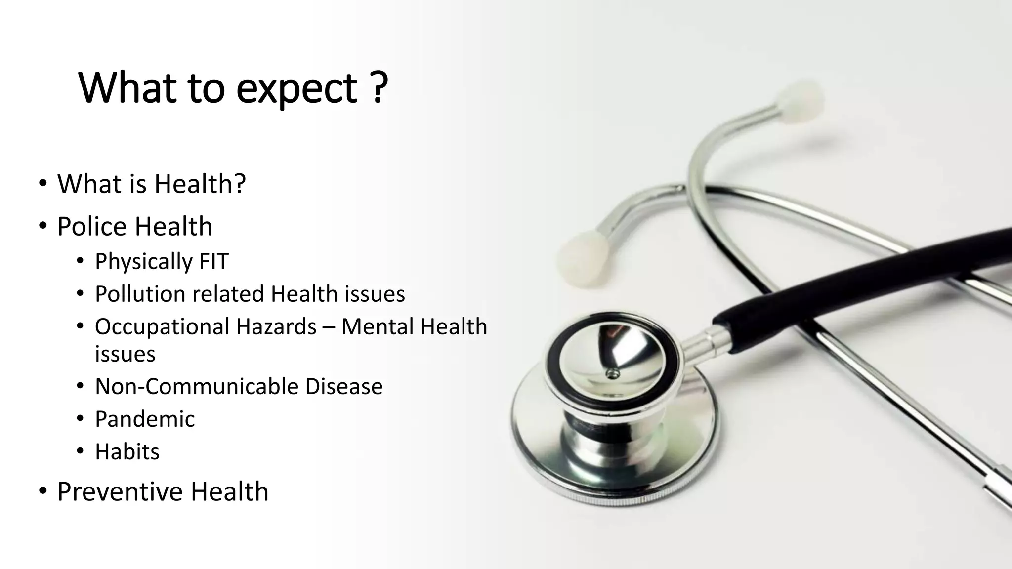 Police Health care and Pandemic _SRP.pptx