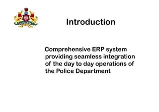 Police IT Inauguration Presentation | PPT