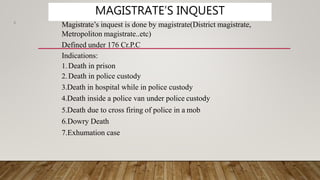 Police & magistrate inquest | PPTX