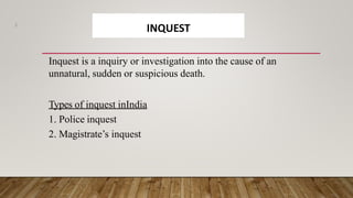 Police & magistrate inquest | PPT