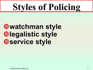 Police management | PDF
