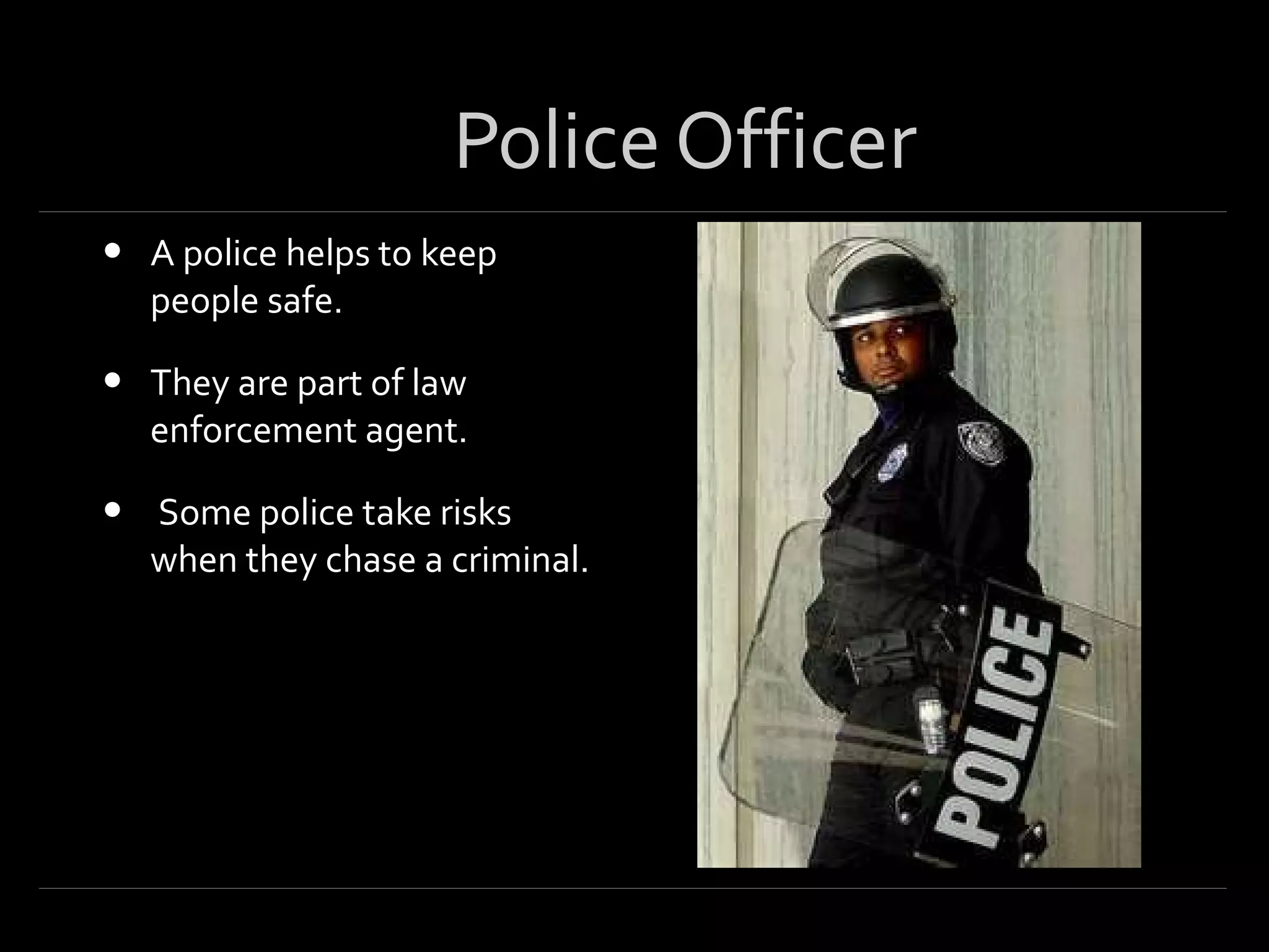 Police officer | PPT