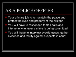 Police officer | PPT