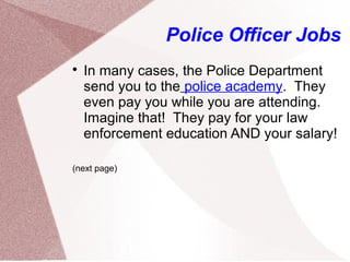 Police officer jobs | PPT