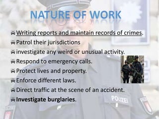 Police officer powerpoint | PPTX