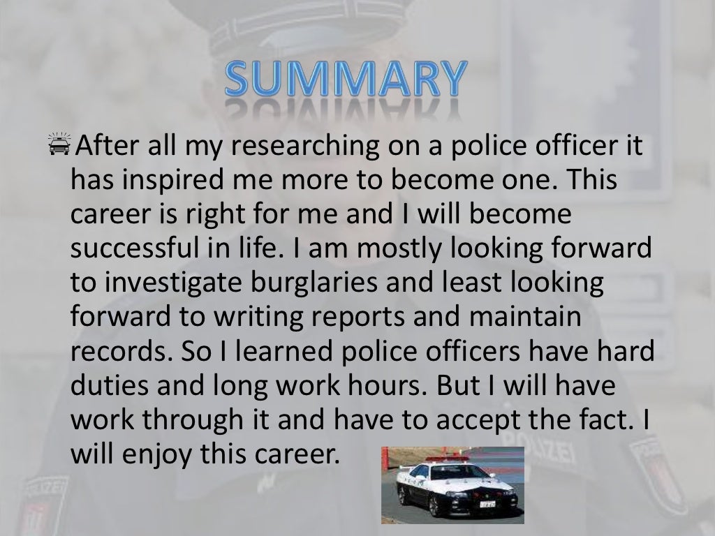 Police officer powerpoint