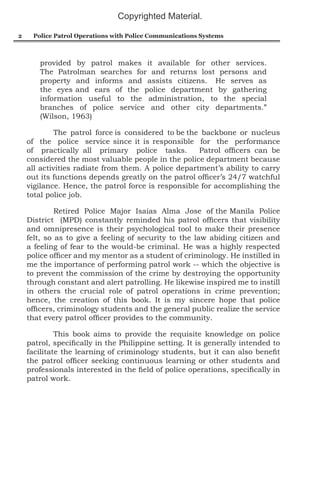 Police patrol preview | PDF