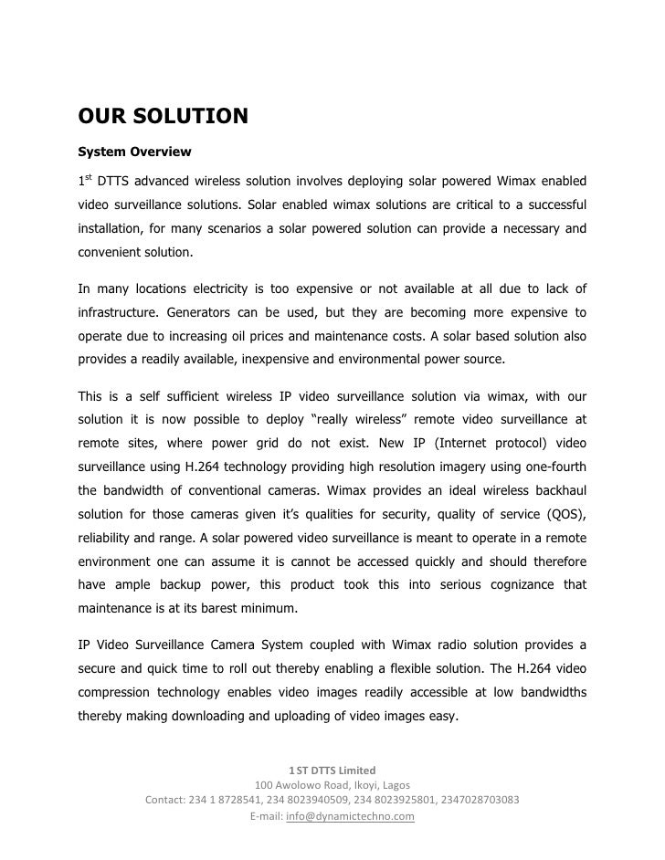 Police Department Proposal Examples