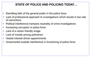 PoliceReforms (1).ppt Lok satta Movements | PPT
