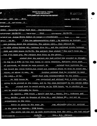 Bunny Man Police Report, Oct. 29, 1970 | DOCX