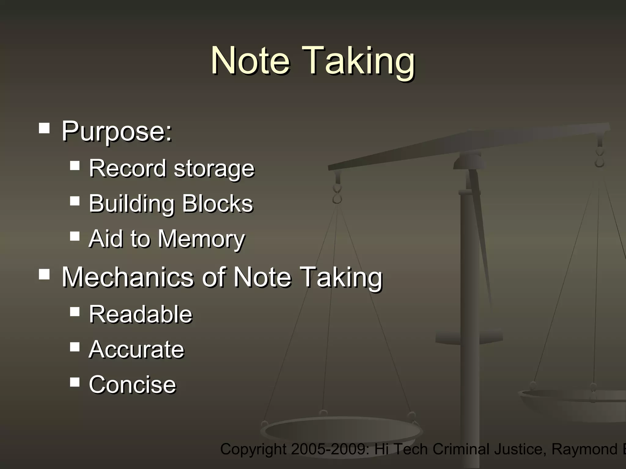 Police Report Writing | PPT