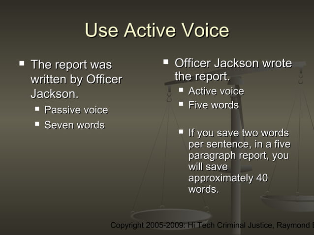 Police Report Writing | PPT