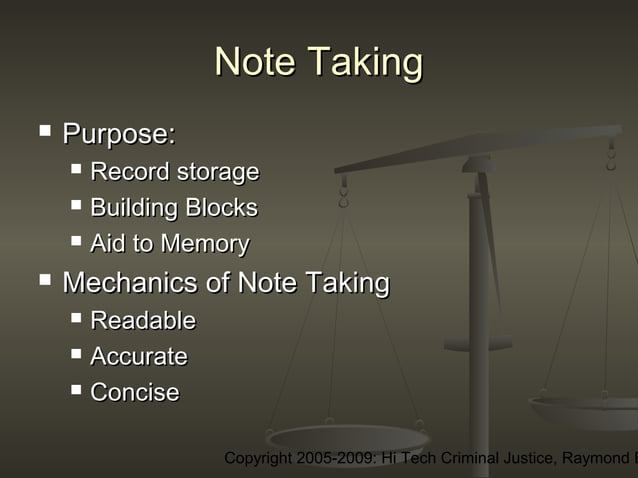 Police Report Writing | PPT