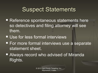 Police report writing arrest report headings | PPT