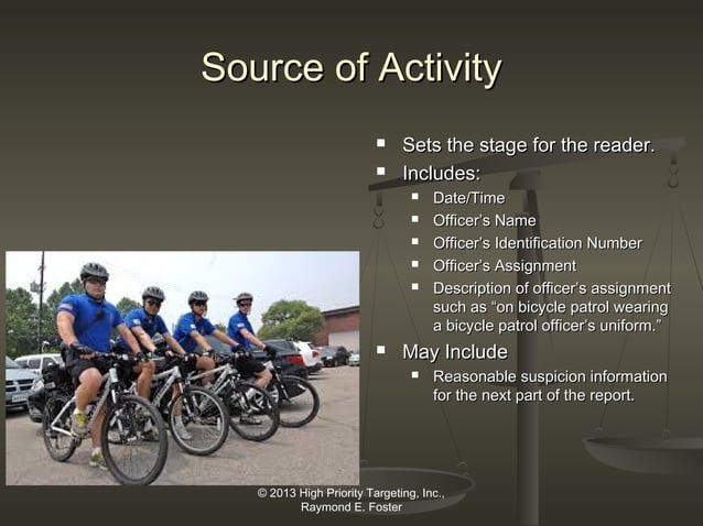 Police report writing arrest report headings | PPT | Crime & Harmful ...