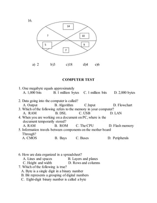 Police screening test | DOCX | Standardized Testing | Educational ...