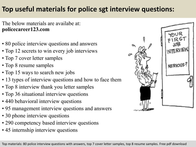Police sgt interview questions | PPT