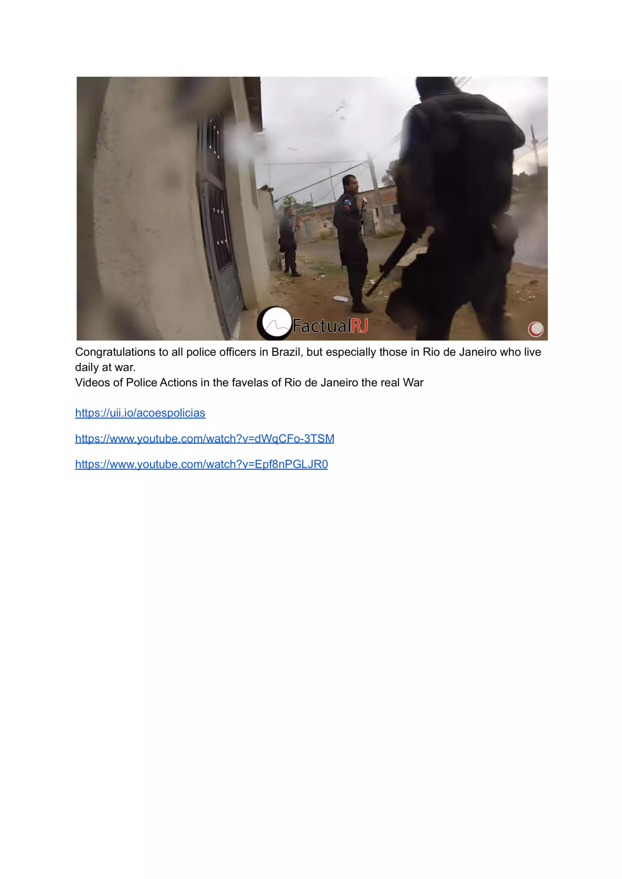 Rio de Janeiro Police | PDF