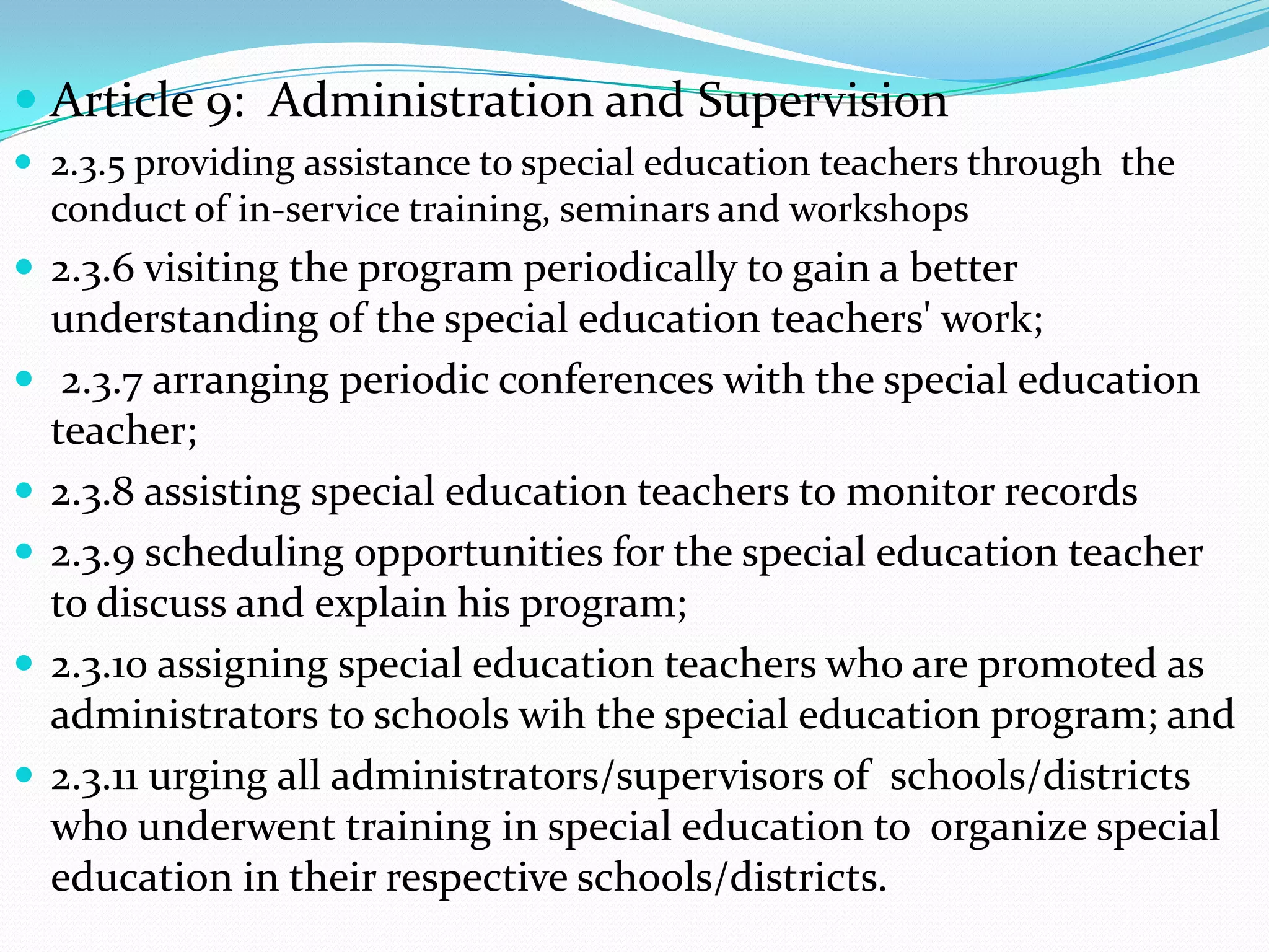 Policies and Guidelines of Special Education in the Philippines | PPTX