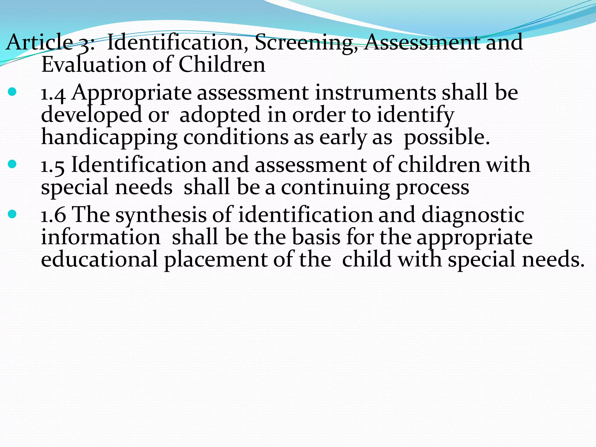 Policies and Guidelines of Special Education in the Philippines | PPTX