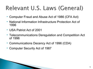 Policies and Law in IT | PPT