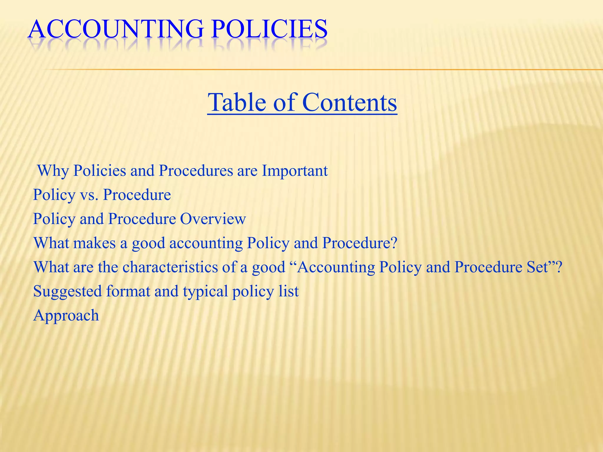 Policies And Procedures | PDF