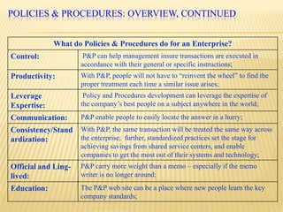 Policies And Procedures | PDF