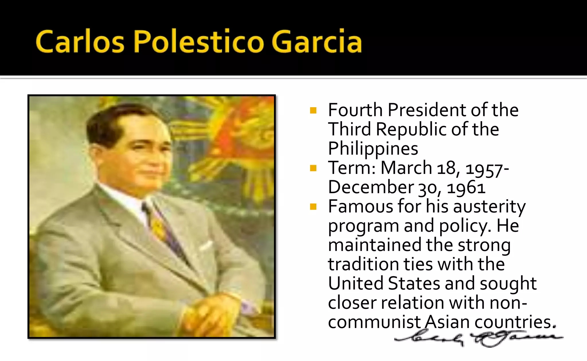 Policies and programs of philippine presidents | PPTX