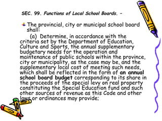 Policies, enunciation, guidelines in the local | PPT