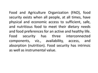 Policies for Enhancing Food Security.ppt