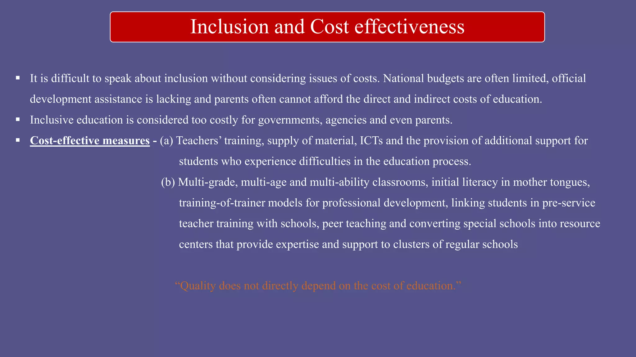 Policies Guidelines on Inclusive Education, UNESCO 2009 | PDF