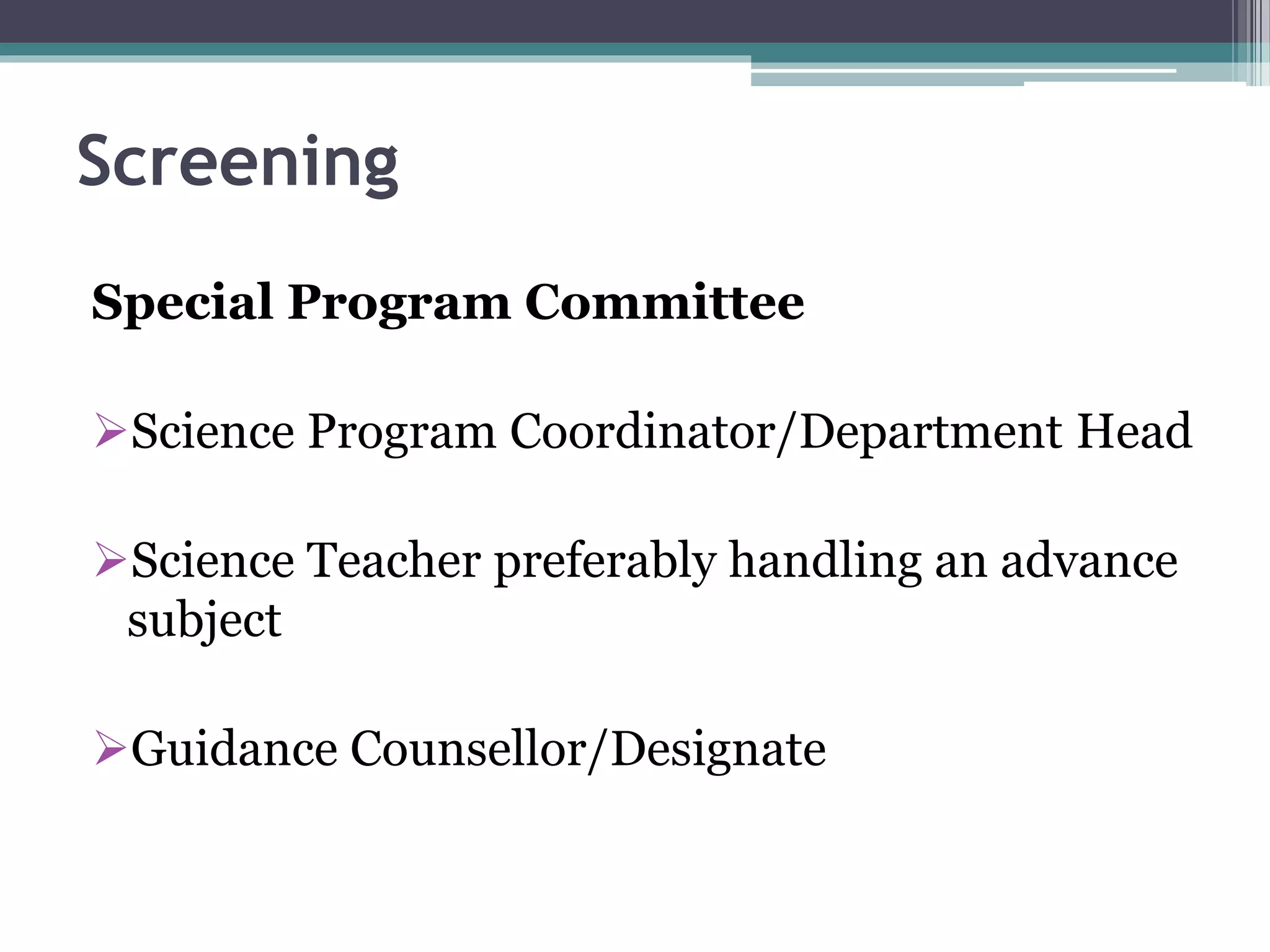 Policies on implementation of ste | PDF