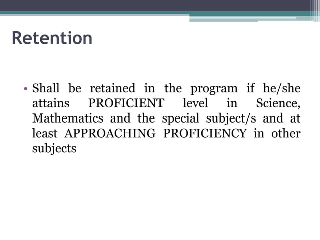 Policies on implementation of ste | PDF