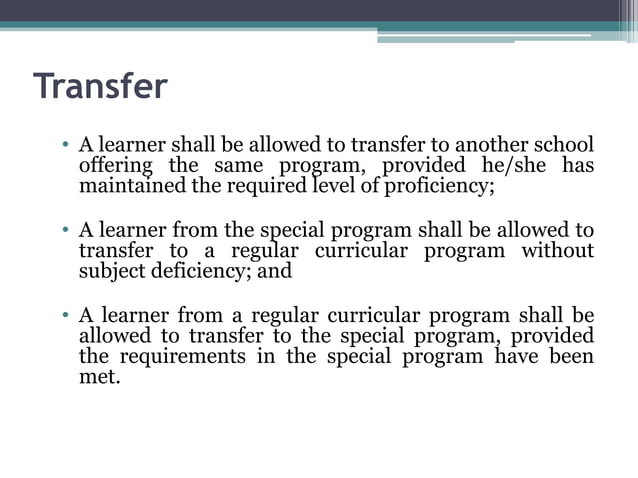 Policies on implementation of ste | PDF