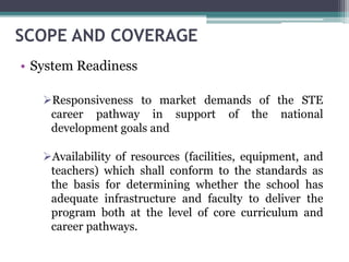 Policies on implementation of ste | PDF