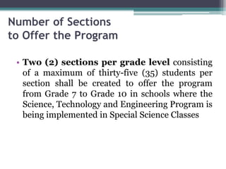 Policies on implementation of ste | PDF