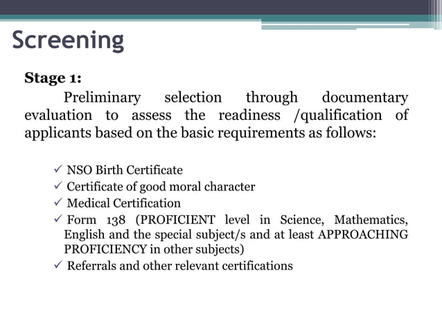 Policies on implementation of ste | PDF