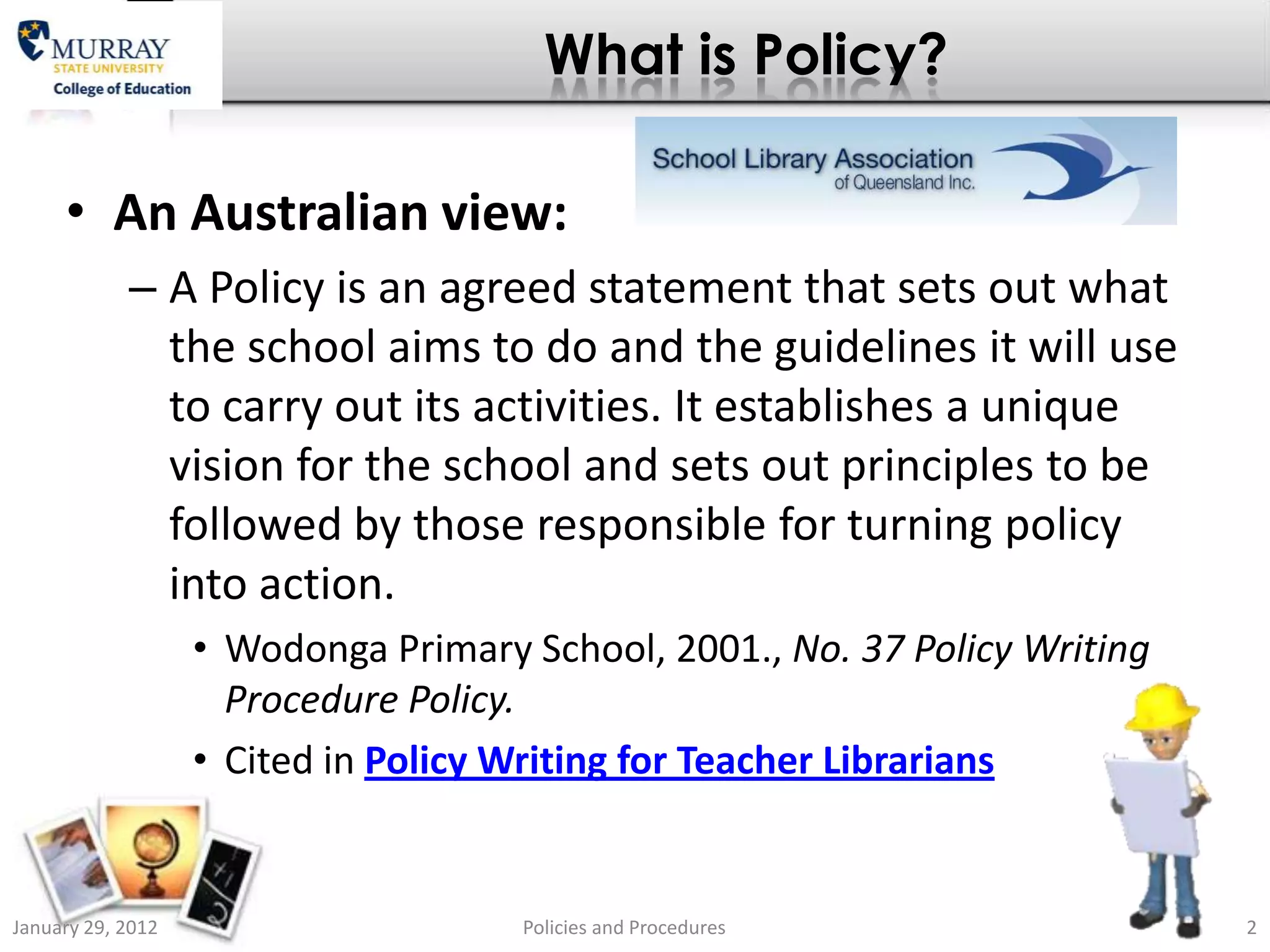 Policies & procedures: Developing Library Collection Policies | PPTX ...