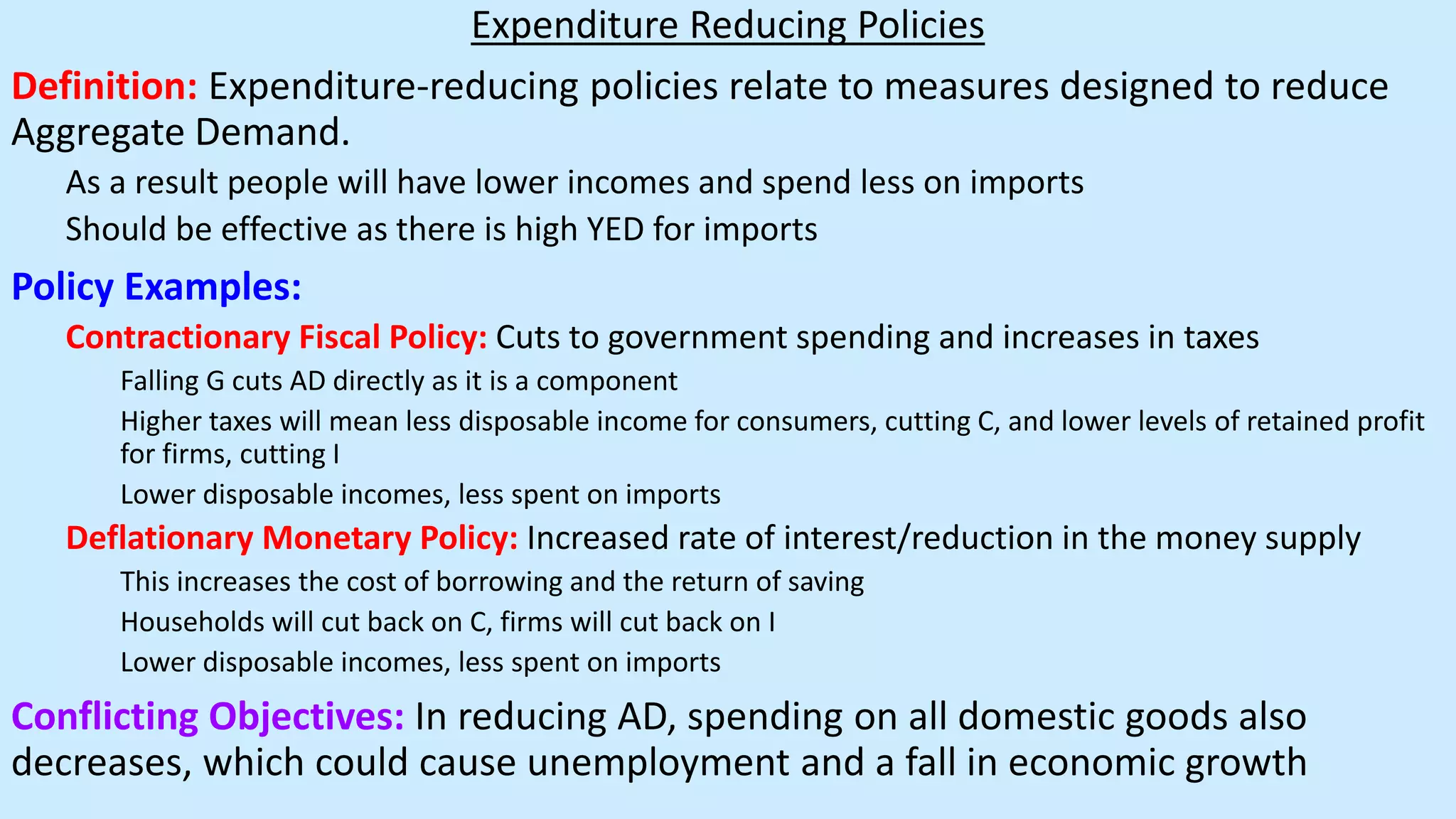 Policies to Correct Current Account Imbalances | PPTX