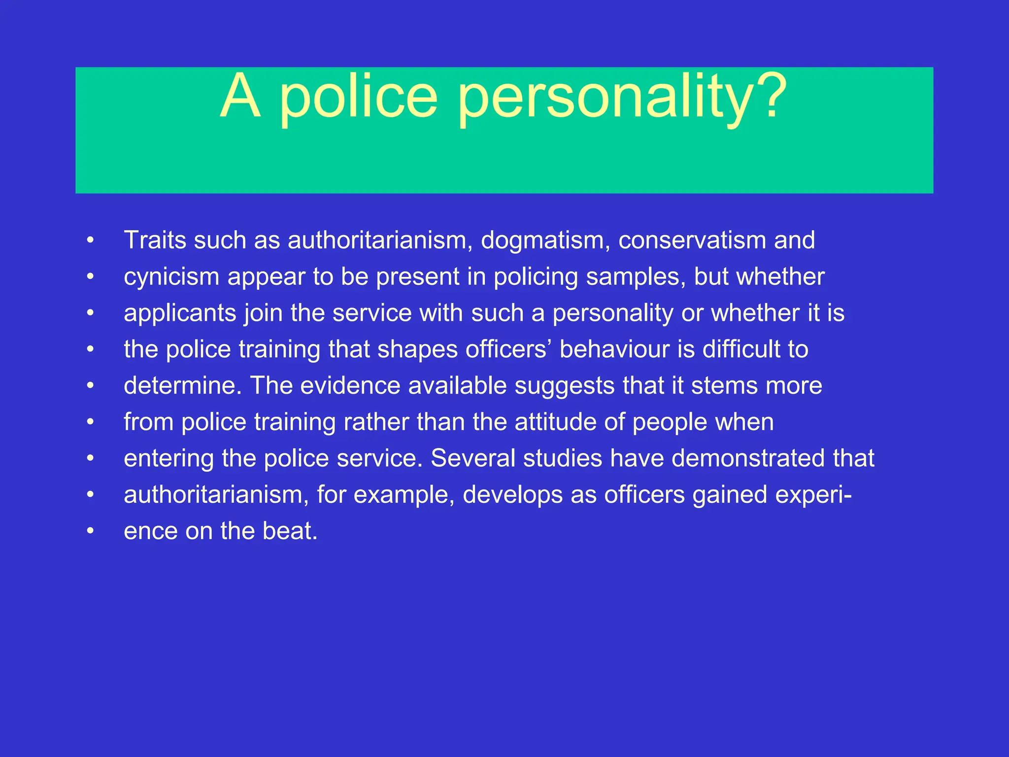 Policing.ppt criminal psychology in introduction | PPT
