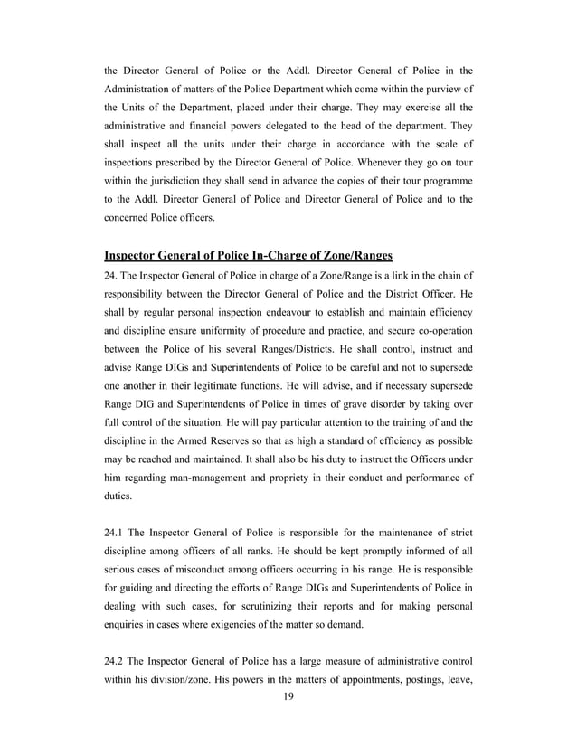 Functions, Roles and Duties of Police in General | PDF