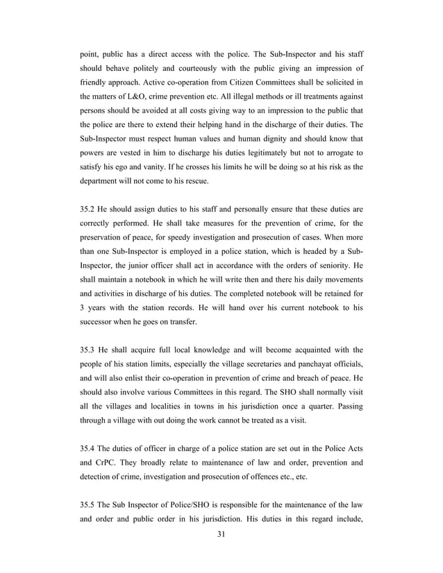 Functions, Roles and Duties of Police in General | PDF