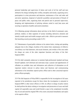 Functions, Roles and Duties of Police in General | PDF