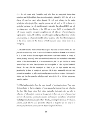 Functions, Roles and Duties of Police in General | PDF