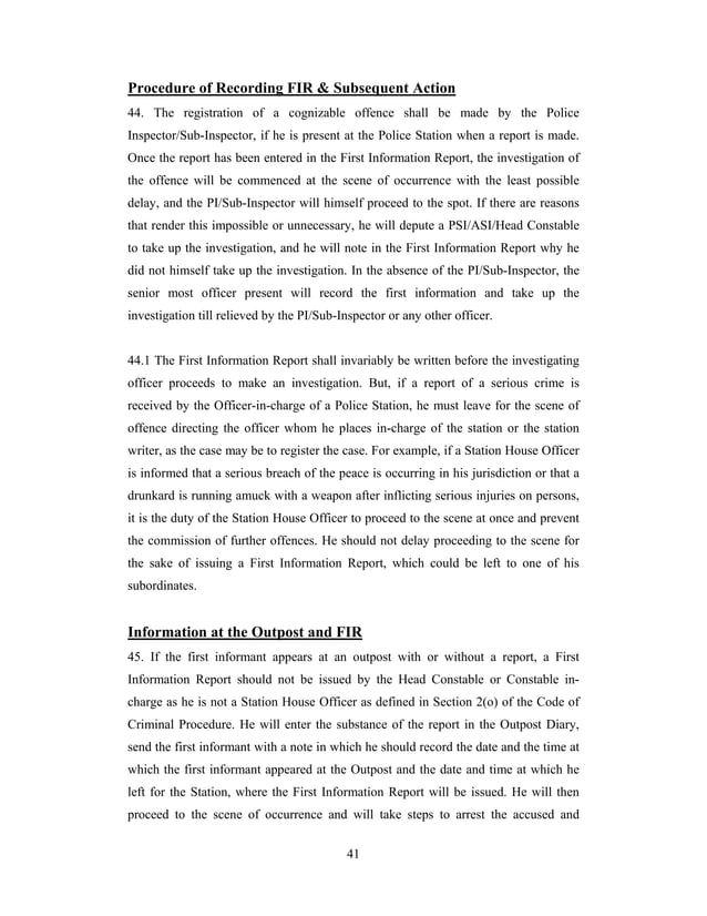 Functions, Roles and Duties of Police in General | PDF