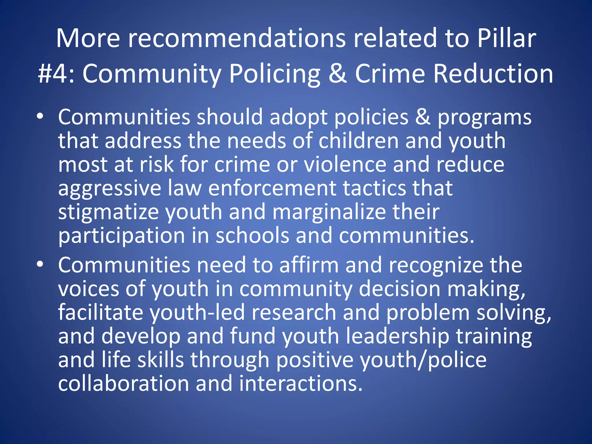 21st Century Policing Presentation | PPTX