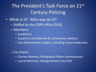 21st Century Policing Presentation | PPTX