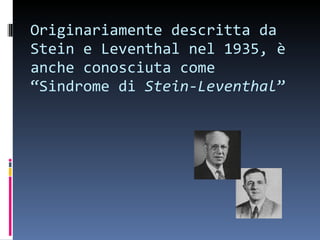 Policistosi ovarica | PPT